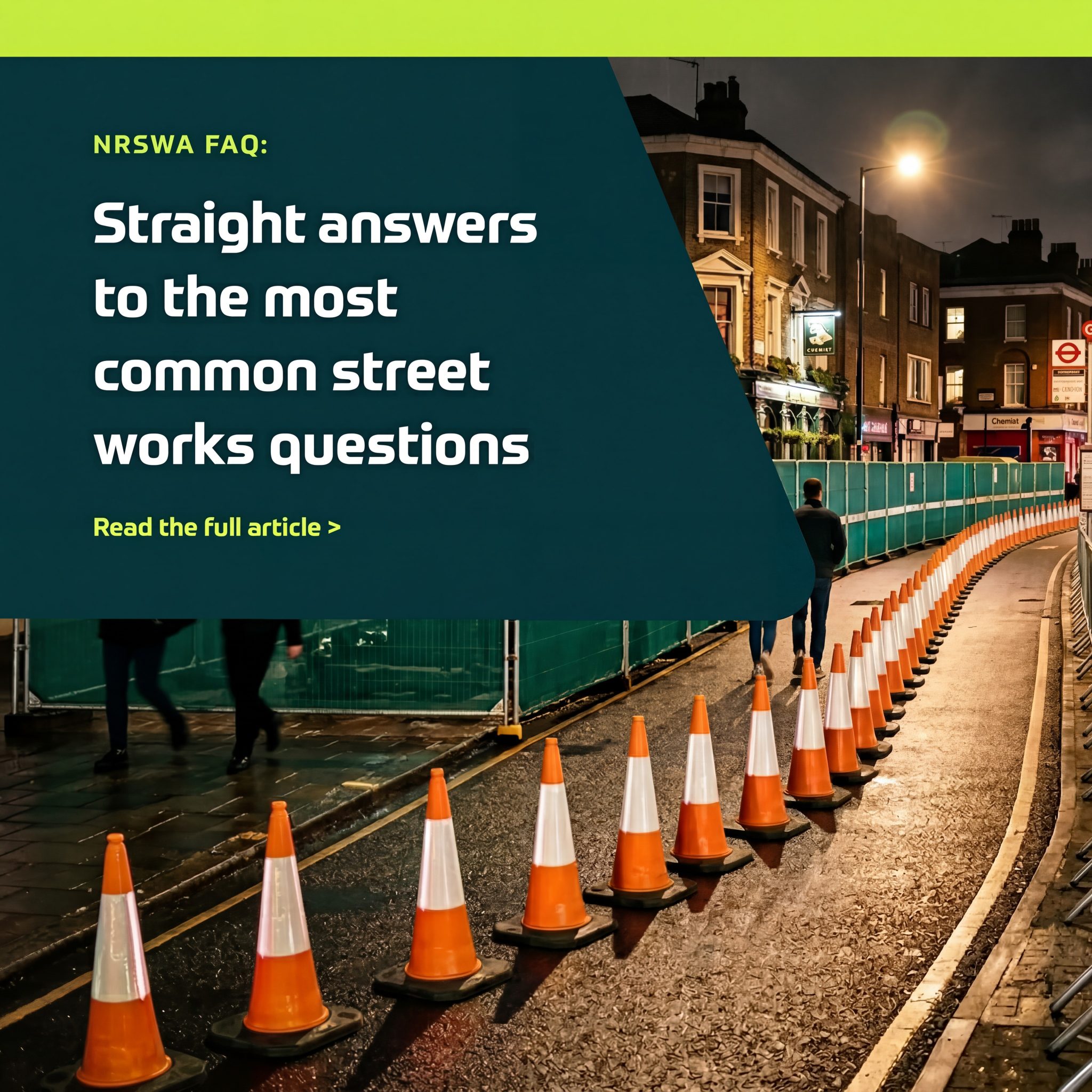 NRSWA FAQ: answers to the most common street works questions
