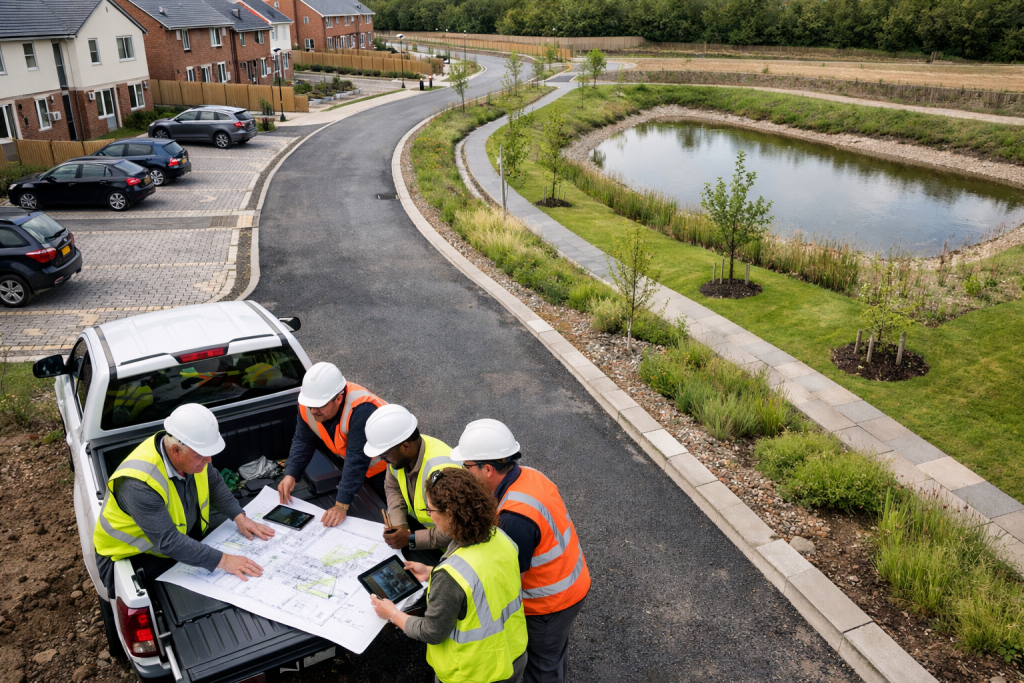 Sustainable road construction and SuDS compliance guide