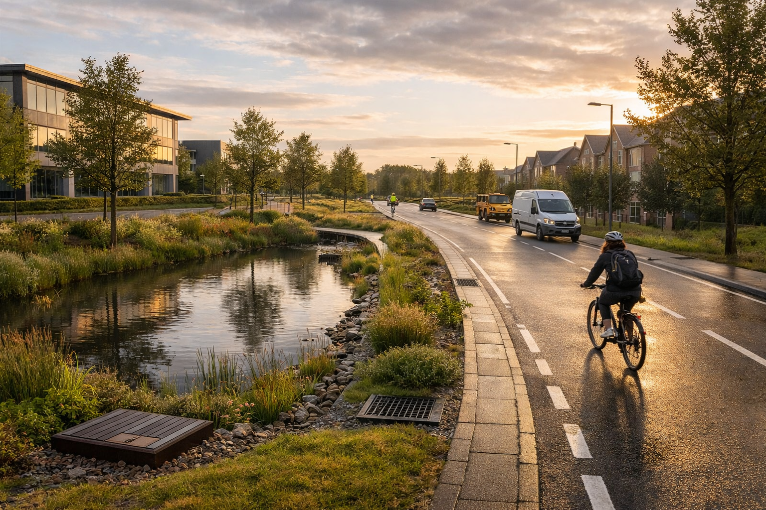 Sustainable road construction and SuDS compliance guide